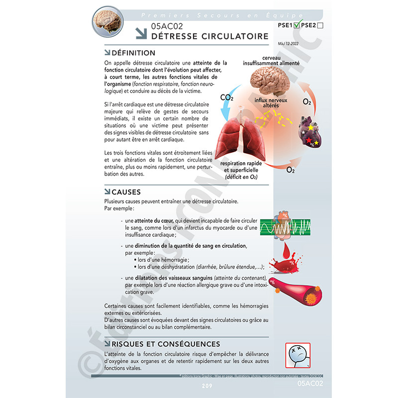 Recommandations illustrées des Premiers Secours en Equipe - PSE ı Editions Icone Graphic