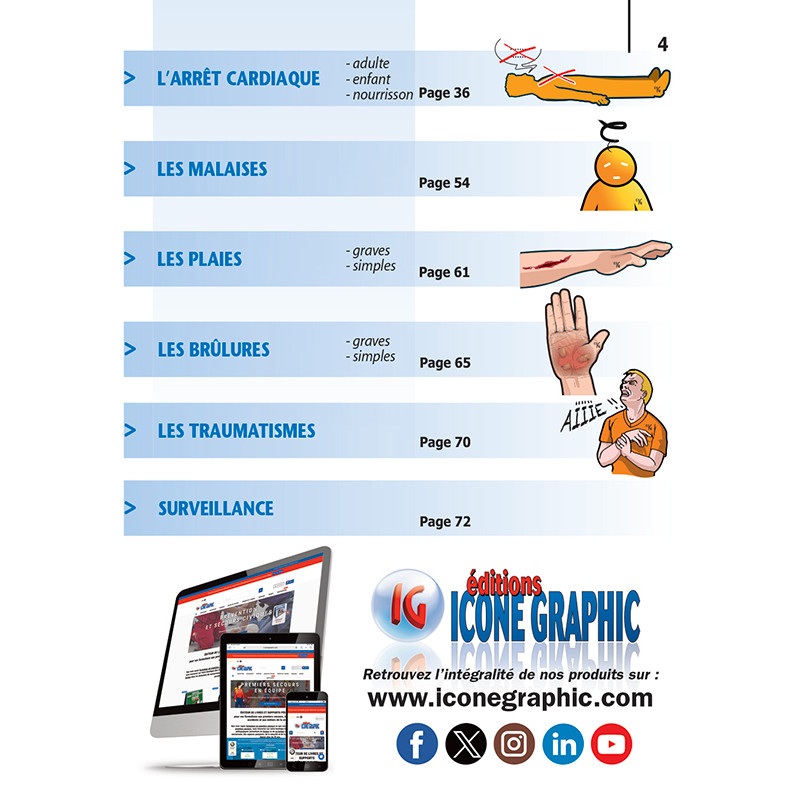 Le mémo interactif des premiers secours - PSC1