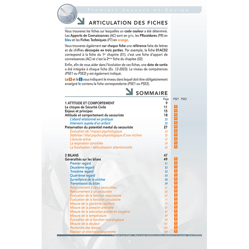 Recommandations illustrées des Premiers Secours en Equipe - PSE ı Editions Icone Graphic