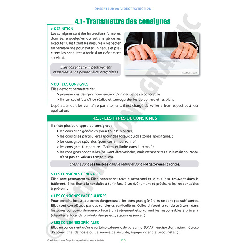Livre de Formation Opérateur en Vidéoprotection | Editions ICONE GRAPHIC