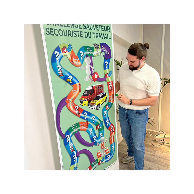 Le jeu pédagogique "Challenge SST" : Sauveteur Secouriste du Travail