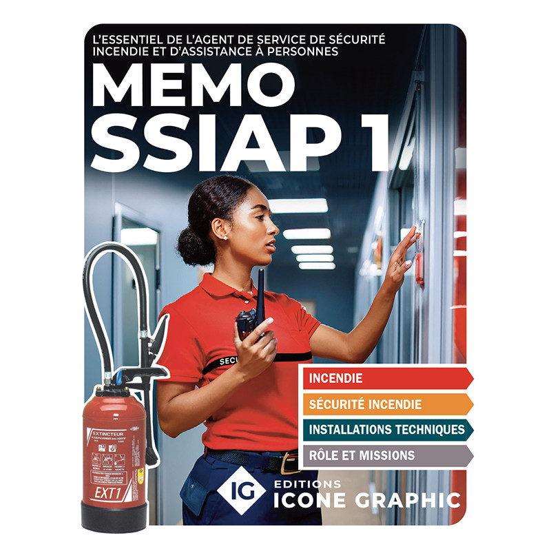 Pack formation SSIAP1 : Livre et mémo pour réussir son examen