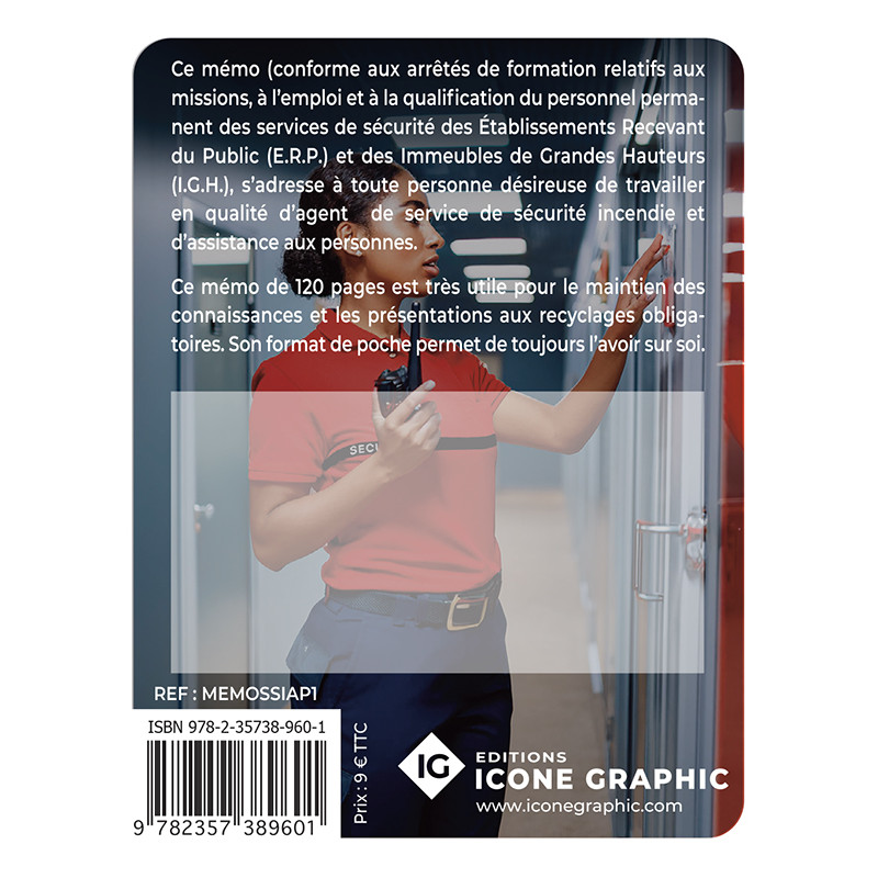 Pack formation SSIAP1 : Livre et mémo pour réussir son examen