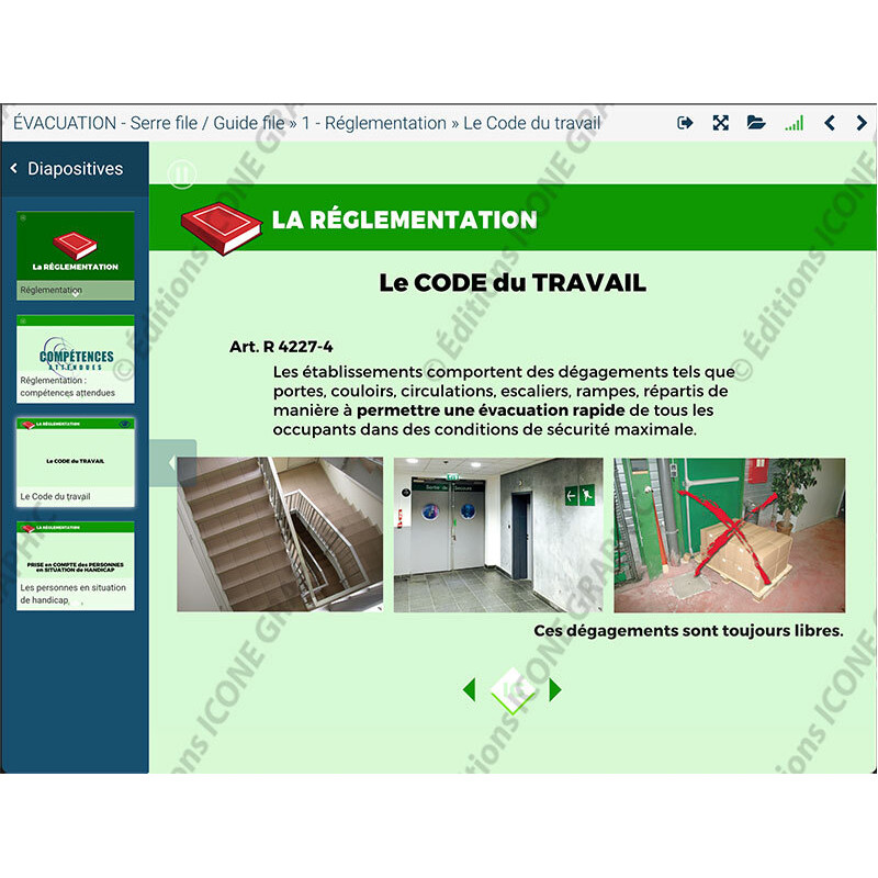 Diaporama Formateur - Evacuation Incendie Guide file Serre file ...